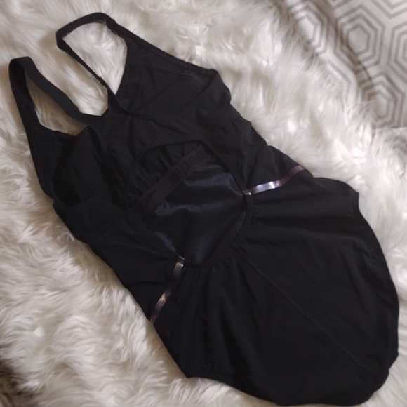 Speedo | Swim | Speedo Power Plus One Pc Swimsuit Black W Metallic ...